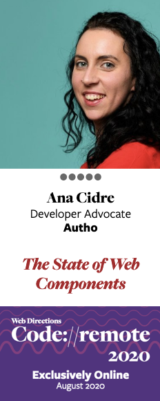 Web Directions Code ’20 session spotlight–The State of Web Components. – Web Directions